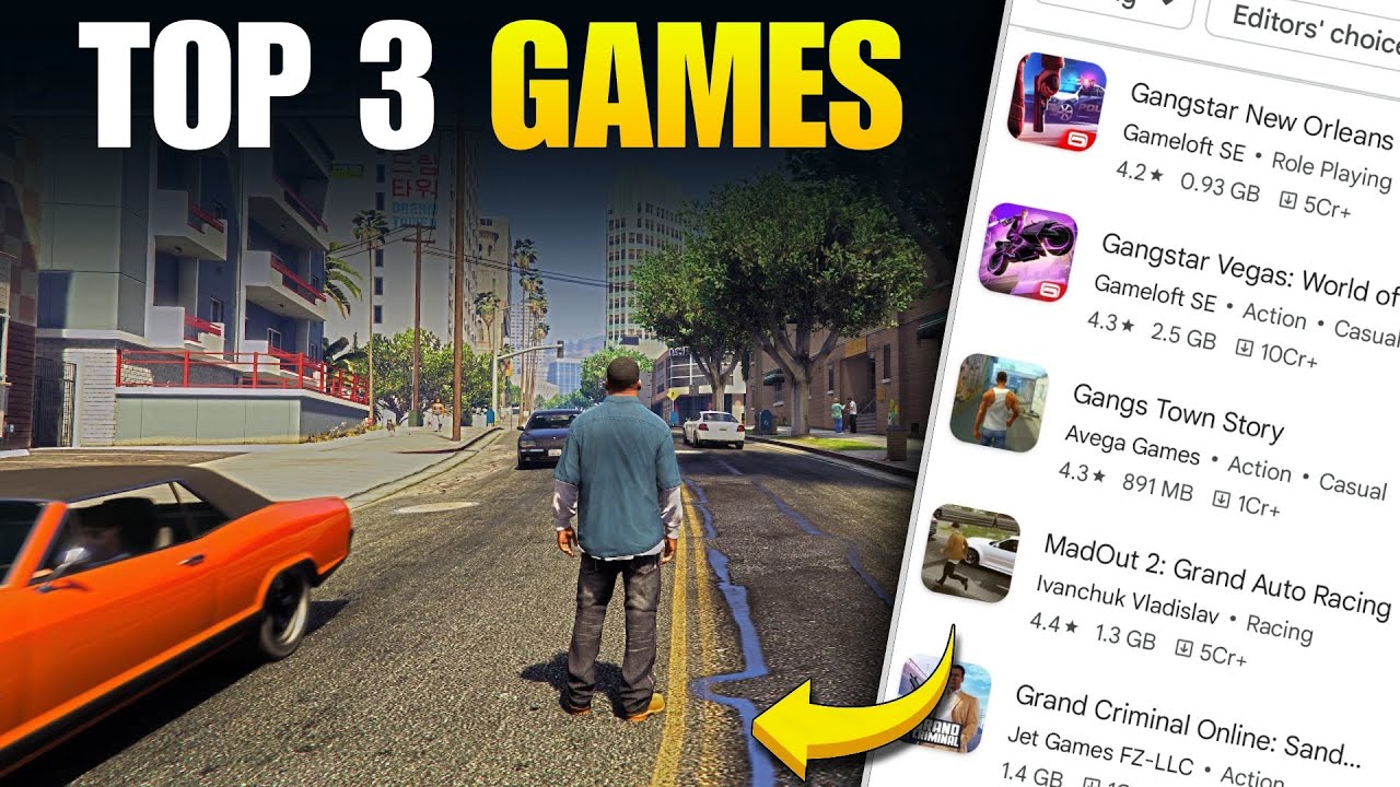 I Tried 3 Best🤩 Copy Games Like GTA 5 | Best Copies Of GTA 5 - YouTube