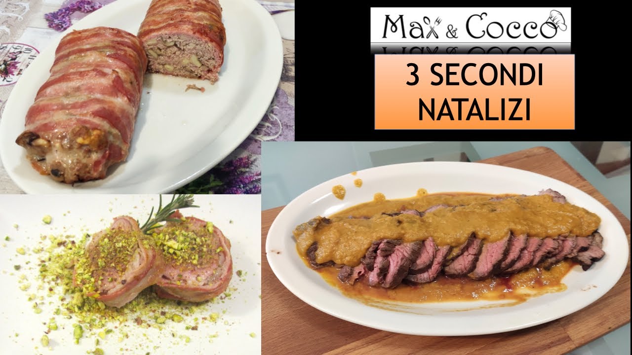 3 Ricette di SECONDI di CARNE Facili e Sfiziosi - Ideali per NATALE #1 ...