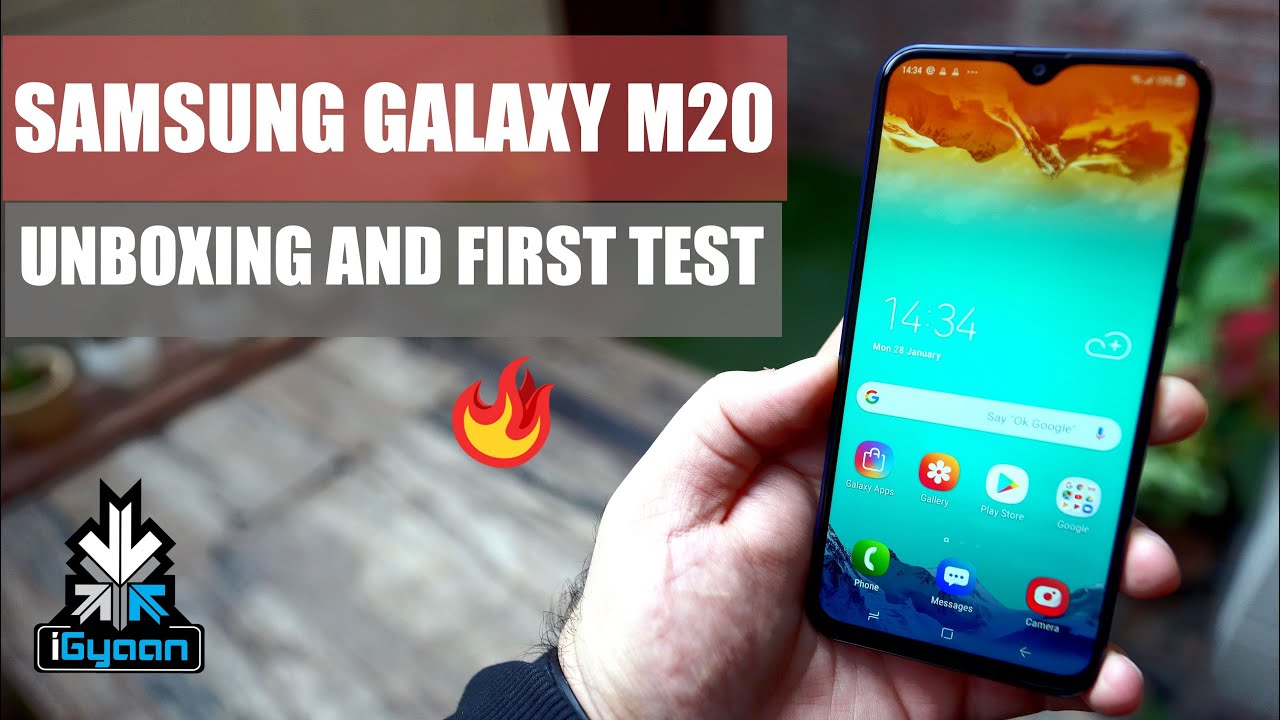 Samsung Galaxy M20 Unboxing Performance Gaming And Camera First Look ...
