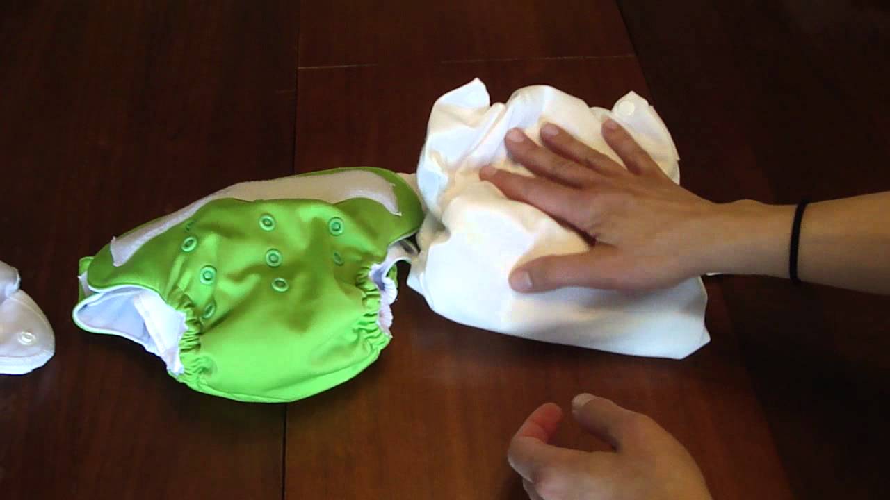 All-in-one Cloth Diaper Review and Pros and Cons - YouTube