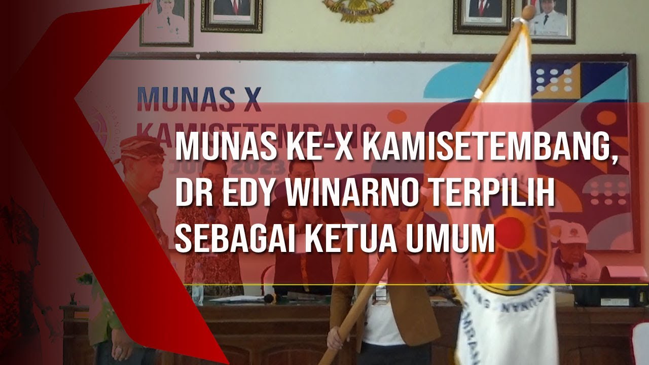 Munas ke-X Kamisetembang, Dr Edy Winarno Terpilih Sebagai Ketua Umum ...