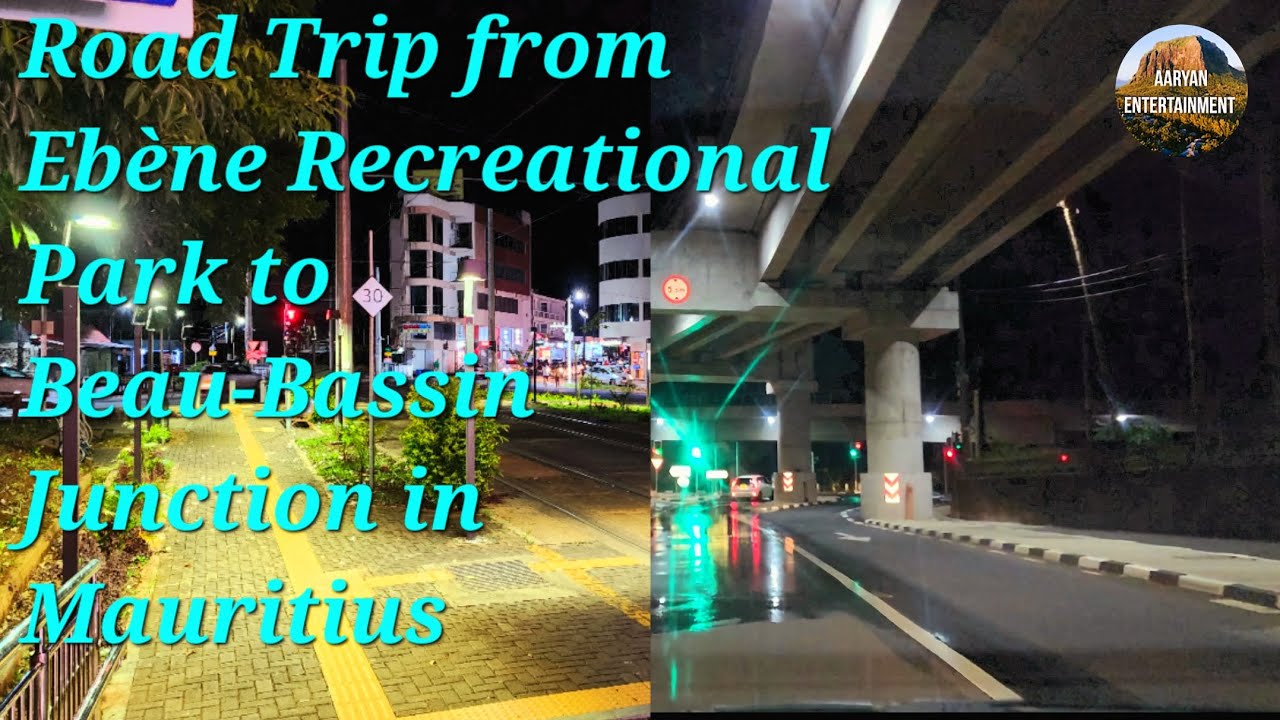 Road Trip from Ebène Recreational Park to Beau Bassin Junction in ...