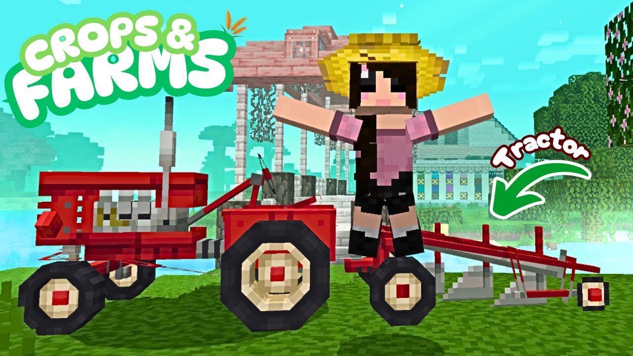 Crops & Farms Addon in Minecraft Bedrock! 🌻 Farming in My Main Survival ...