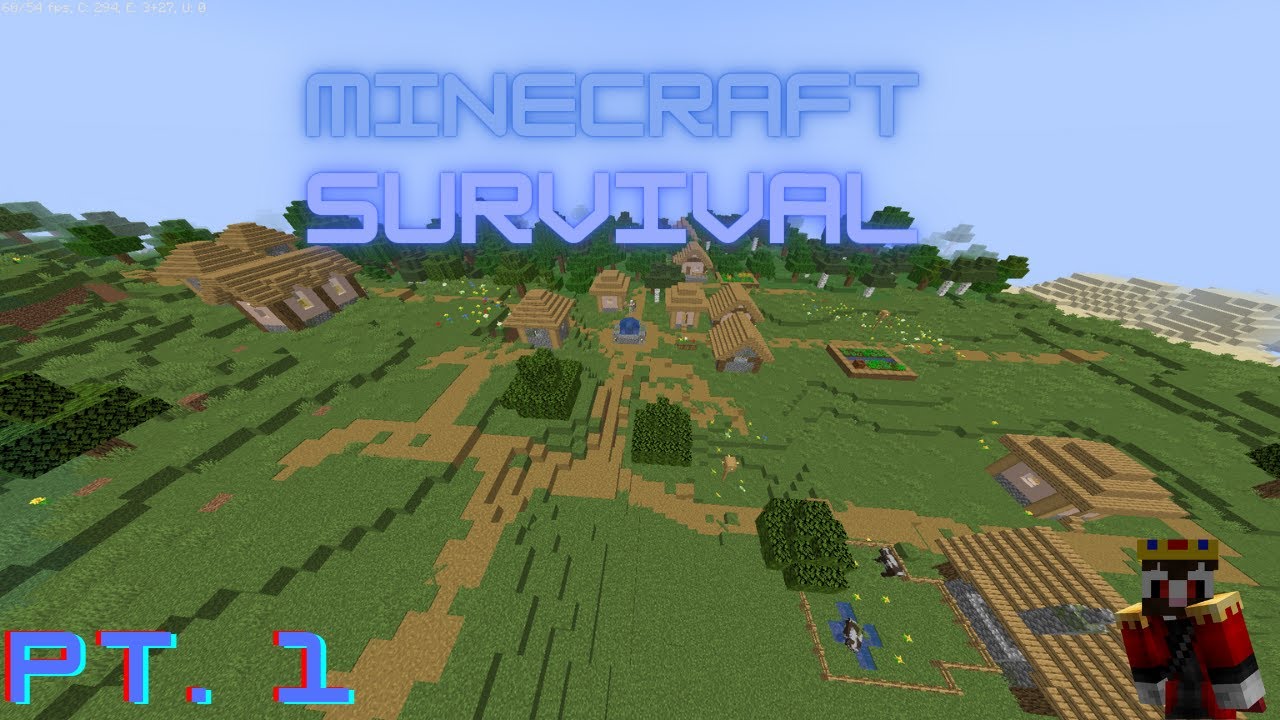 Well that's an interesting spawn | Minecraft survival pt 1 - YouTube