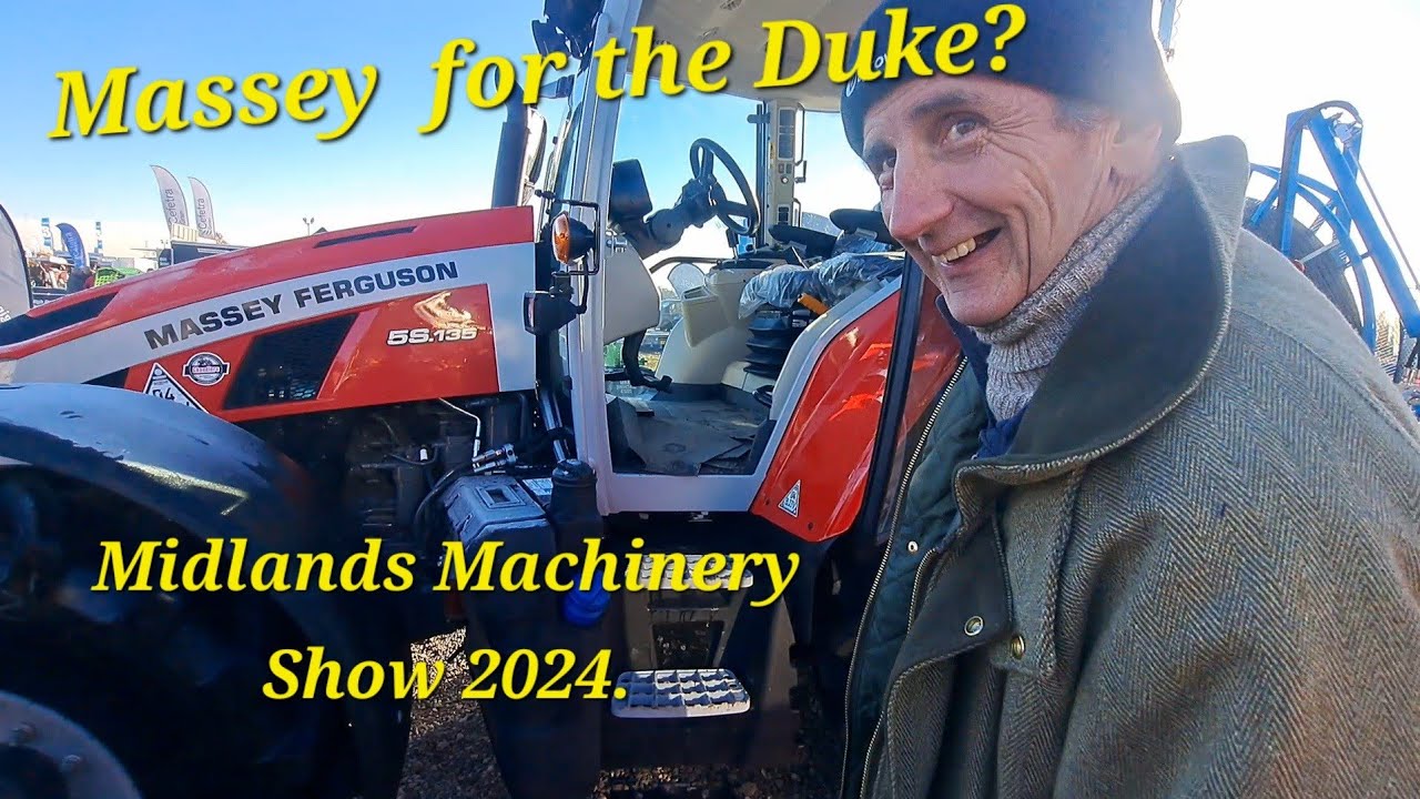 Midlands Machinery Show 2024 tractors Diggers Loaders & Machinery. Test ...