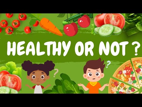 "Healthy or Not? Fun Food Comparison for Kids | Learn Healthy vs ...