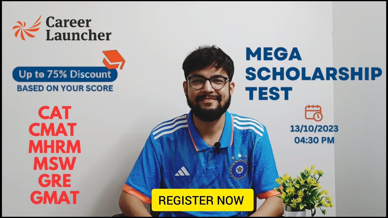 Mega Scholarship Test | Career Launcher Baroda - YouTube