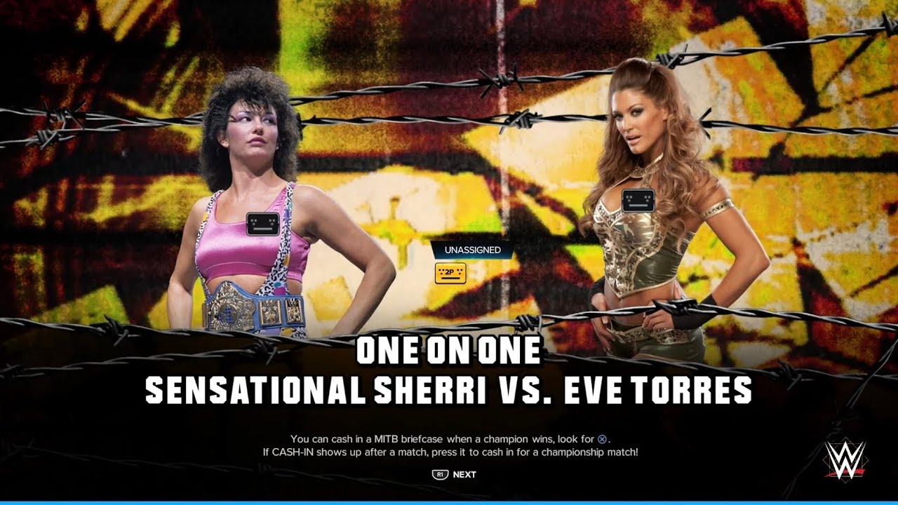 ECW2K24 Sensational Sherri VS Eve Torres - YouTube