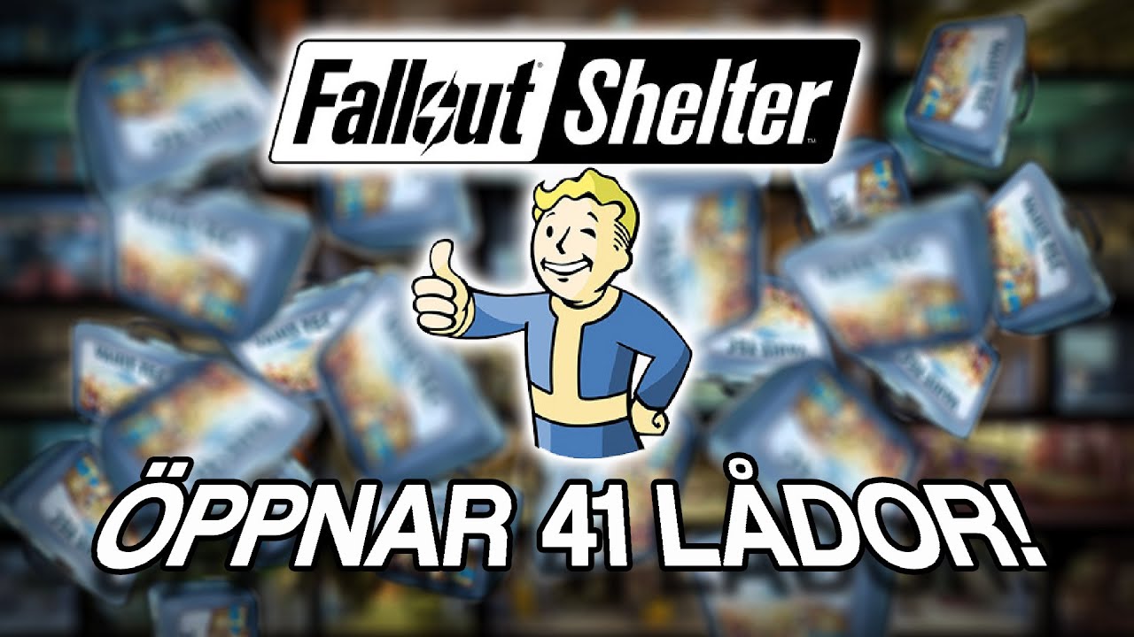ÖPPNAR 41 LÅDOR! | Fallout Shelter (iOS) - YouTube