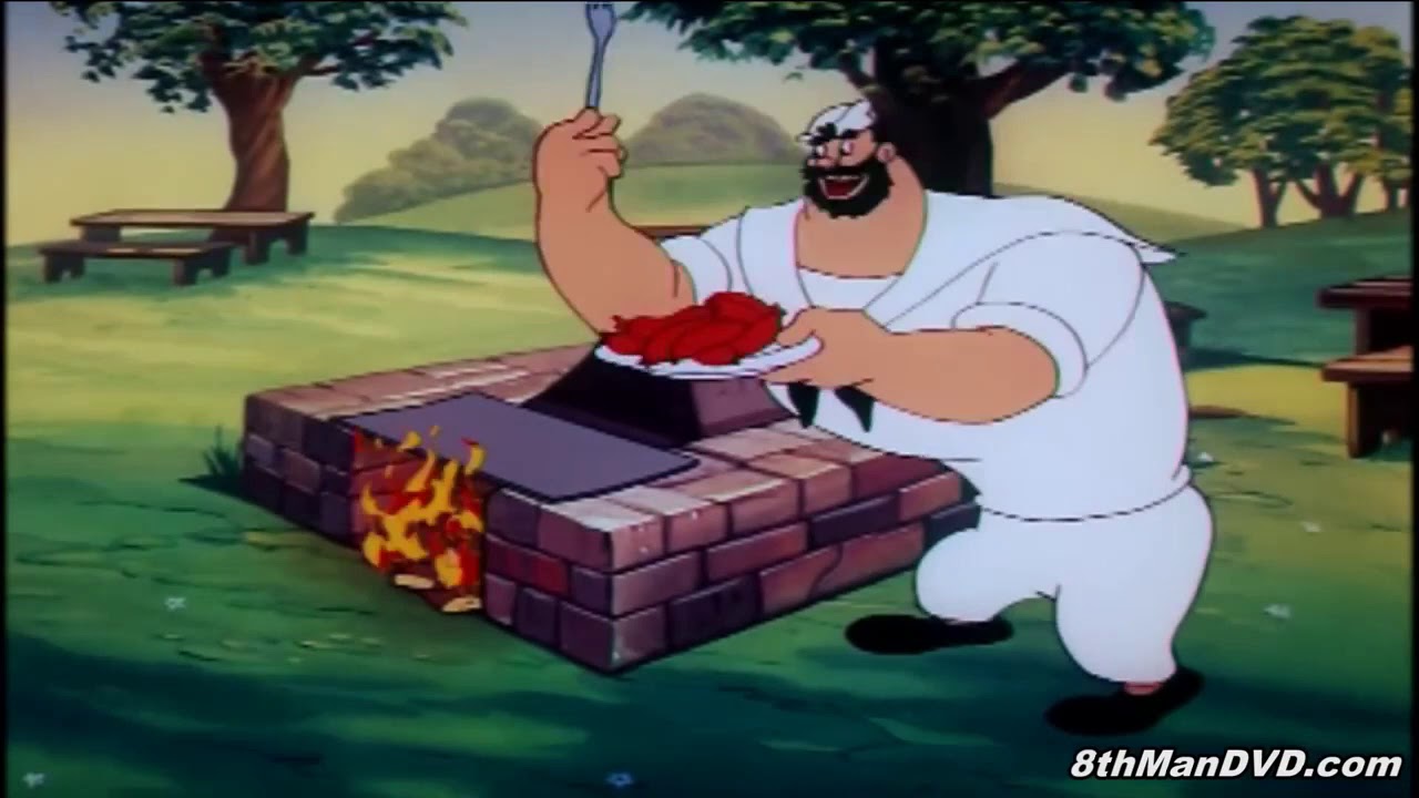 Popeye Cookin with Gags - Translations Victor Orange - YouTube