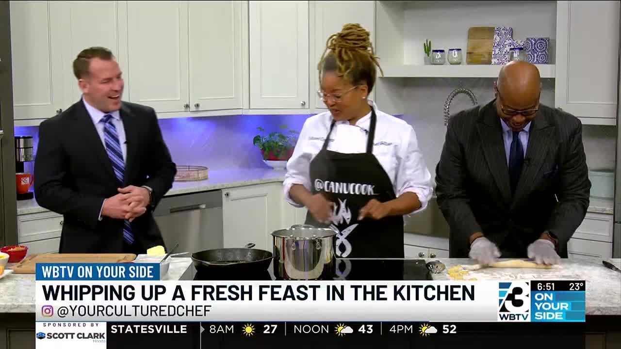 Chef Gillian whips up crab and gnocchi pasta with Gochugang butter ...