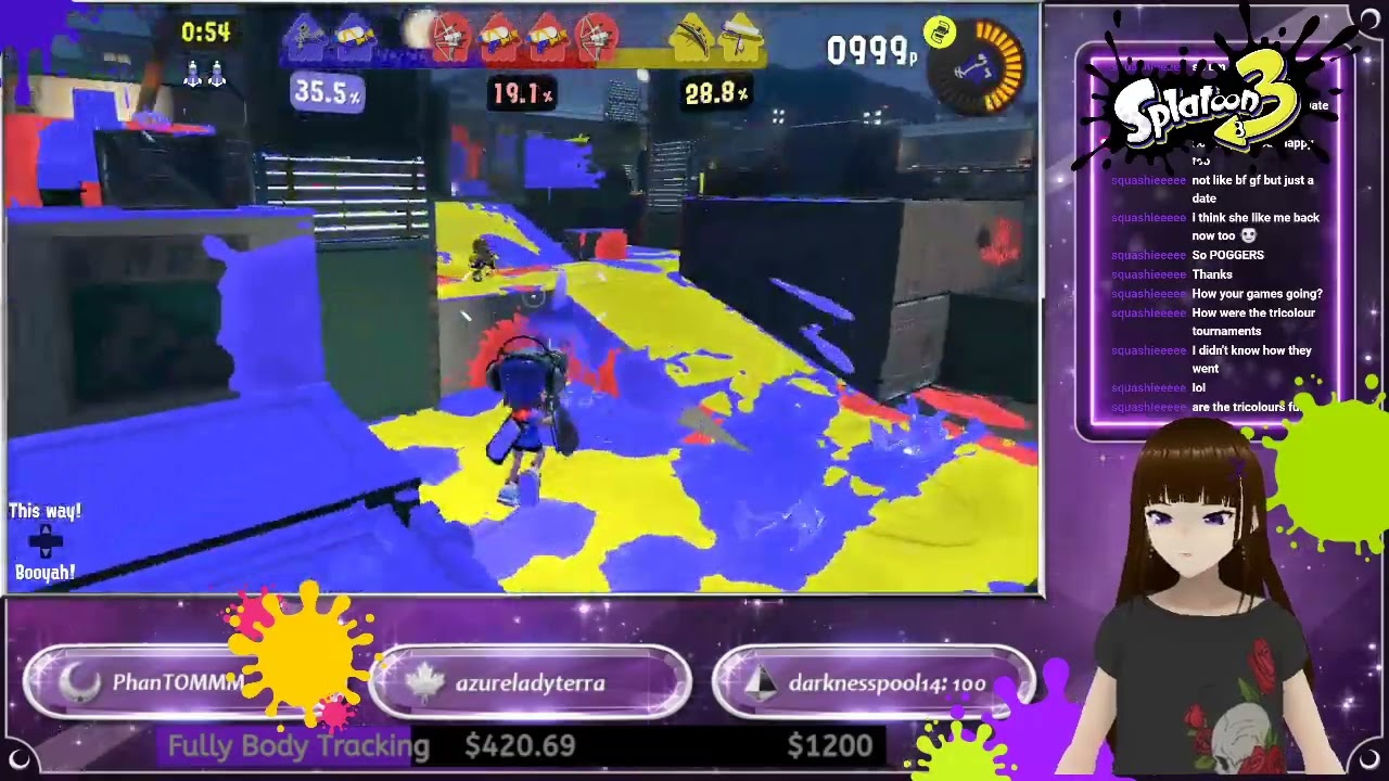 Holding the center | Splatoon 3 - Rock, Paper, Scissors Splatfest - YouTube