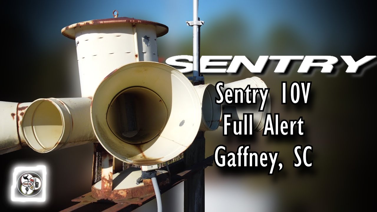 Sentry 10V Siren Test - Full Alert - Gaffney, SC - YouTube
