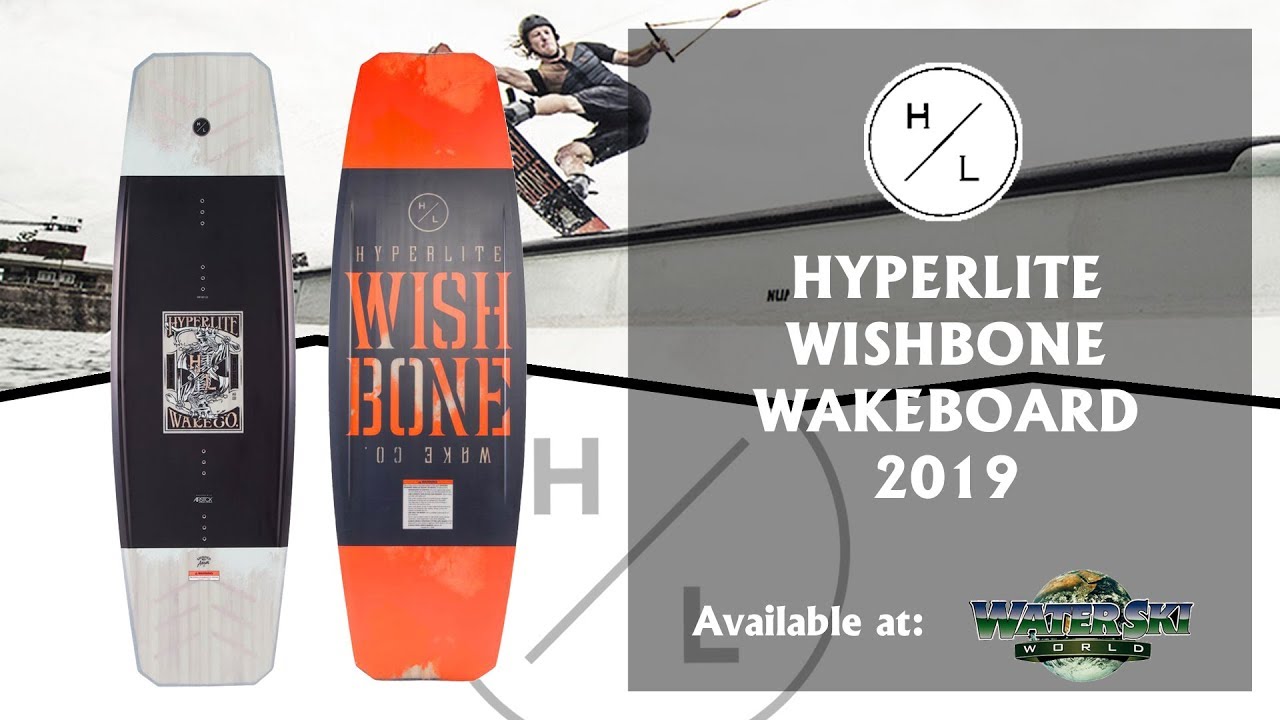 Hyperlite Wishbone Wakeboard 2019 - Available at Water Ski World - YouTube