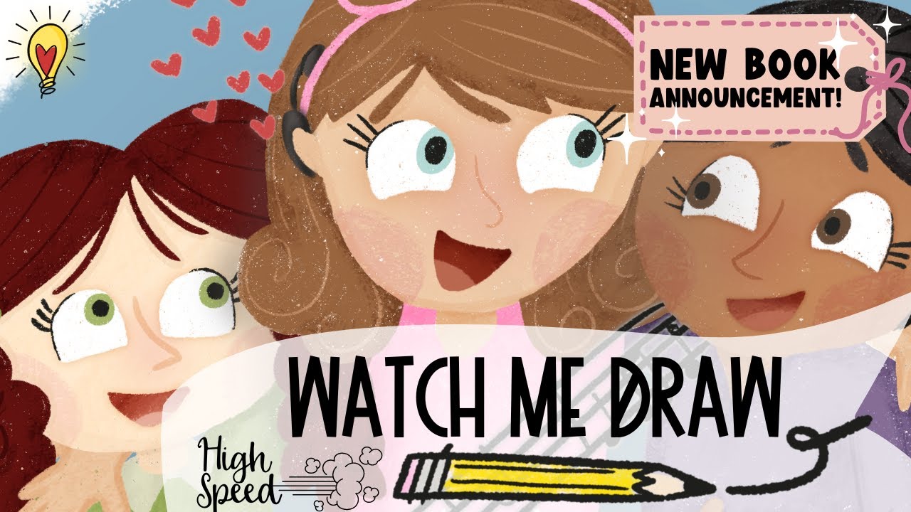 Watch Me Draw: Three Characters from my Newest Book! #hearingloss # ...