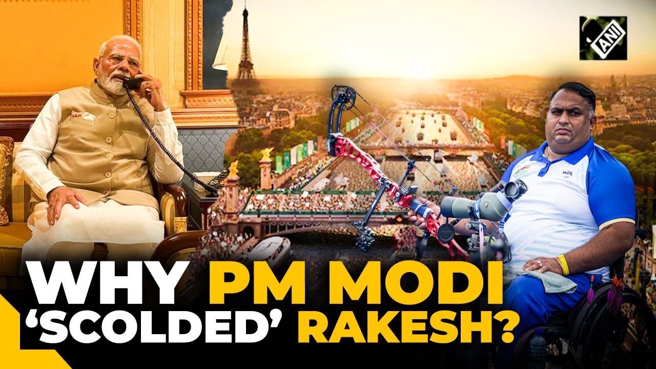 PM Modi shares light moment with Paralympian Rakesh Kumar, scolds him ...