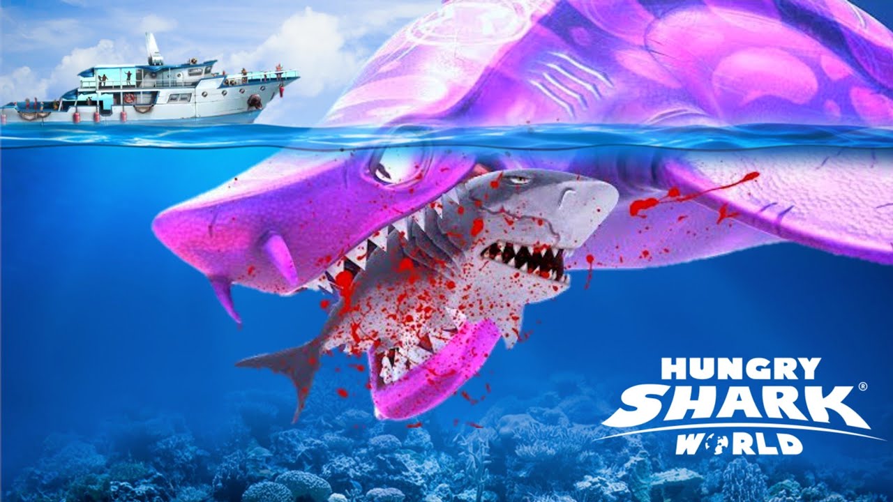 Hungry Shark - DARK MAGIC SHARK CARNAGE Hungry shark world - Shark Game ...
