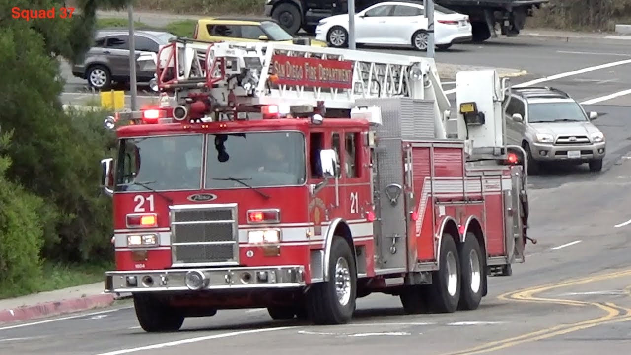 San Diego Fire Responding (Compilation 14) - YouTube