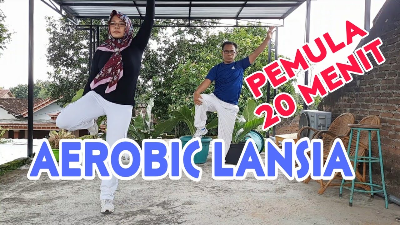 AEROBIC LANSIA || 20 MENIT UNTUK PEMULA || SERI SENAM LANSIA - YouTube