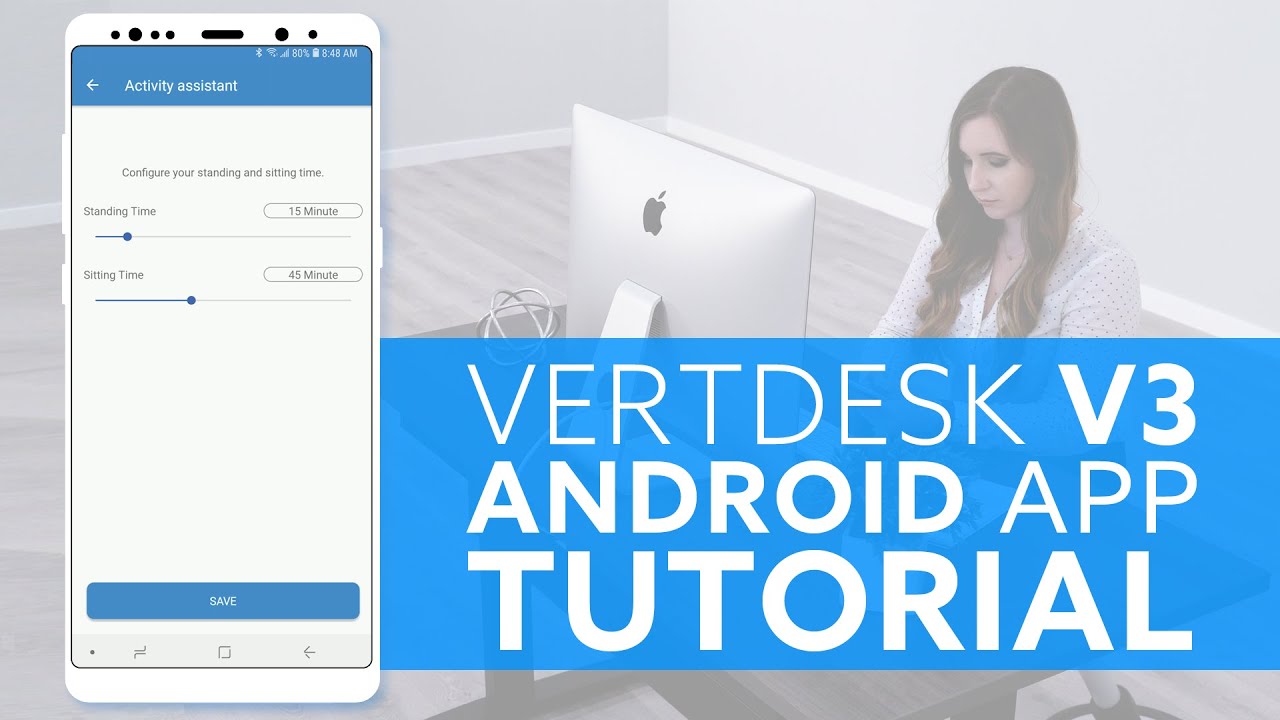 Vertdesk v3 Android App Tutorial - YouTube