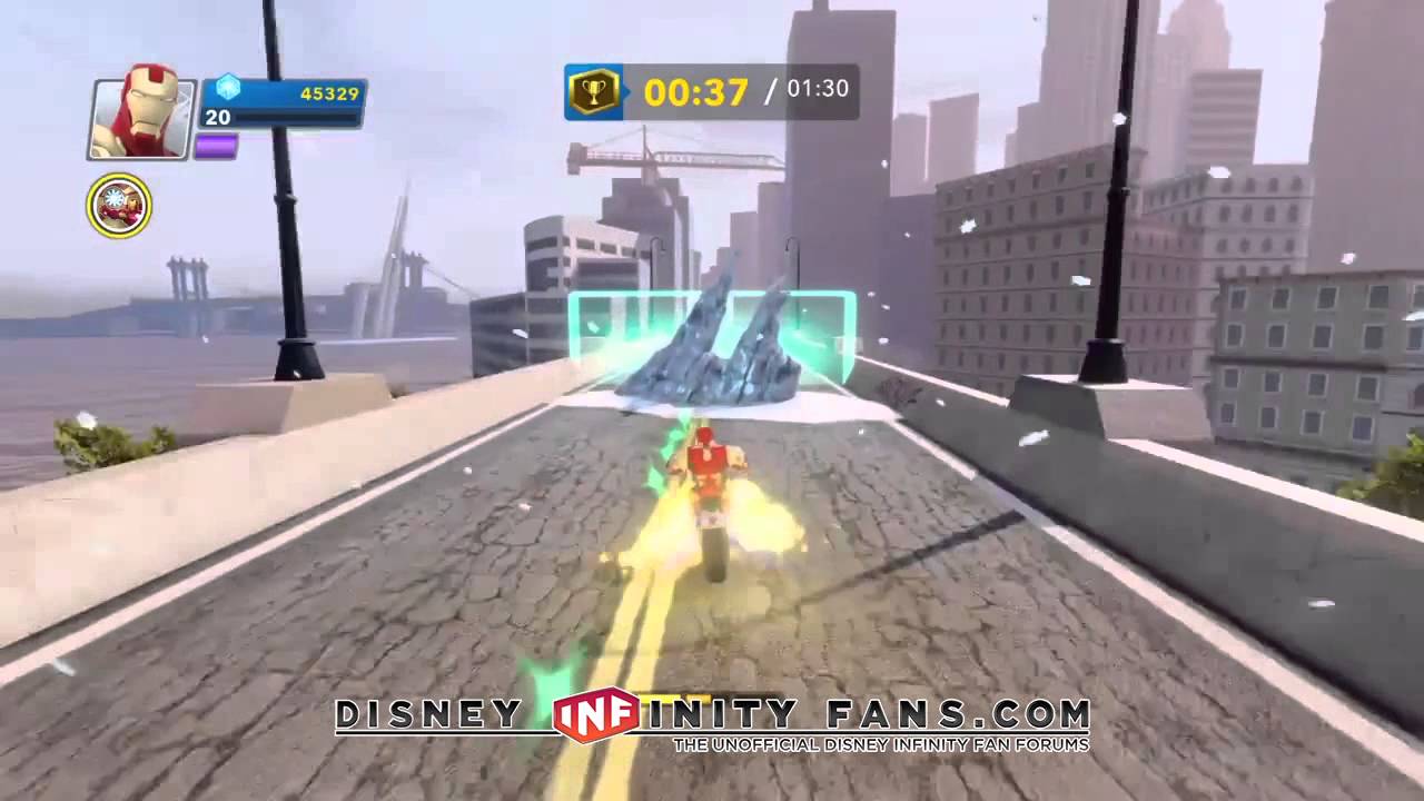 Disney Infinity 2.0 Route to Victory Challenge Gold Medal Run Avengers ...