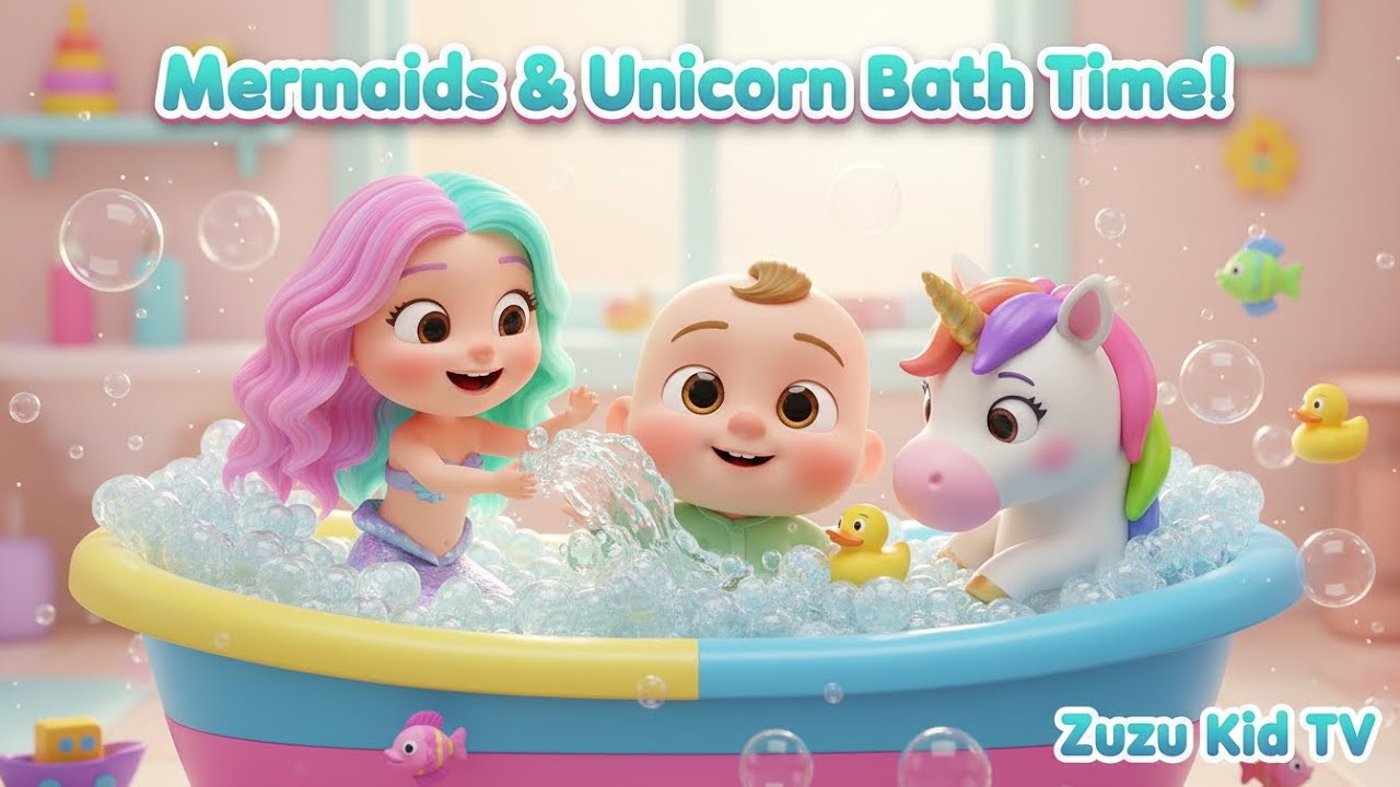Mermaids and Unicorn Bath Time – Magical Splash & Toddler Water Play ...