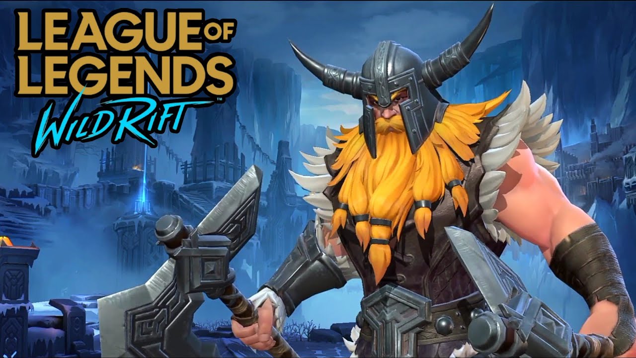 Wild Rift - Olaf All Intros, Skins (Full Screen) - YouTube