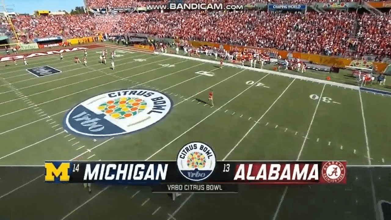 ABC CFB intro | 14 Michigan vs 13 Alabama | 1/1/2020 - YouTube