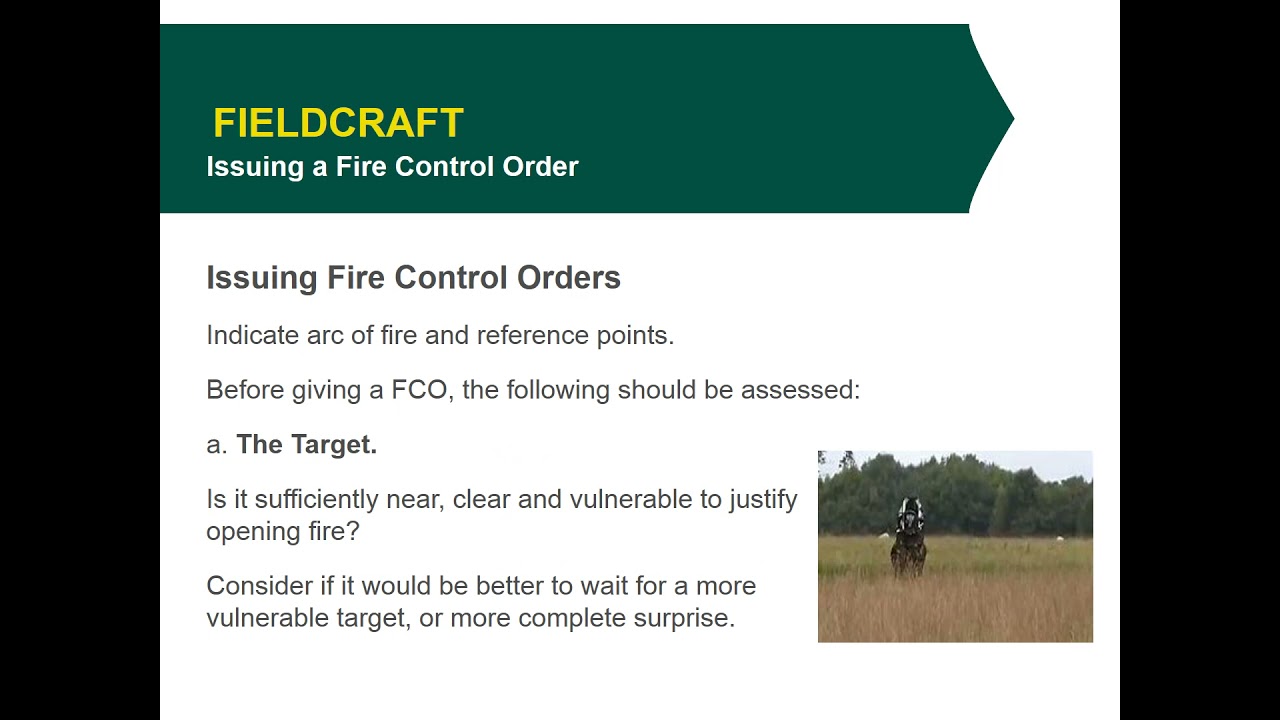 1 6 2 4 2 PP Issuing Fire Control Orders - YouTube