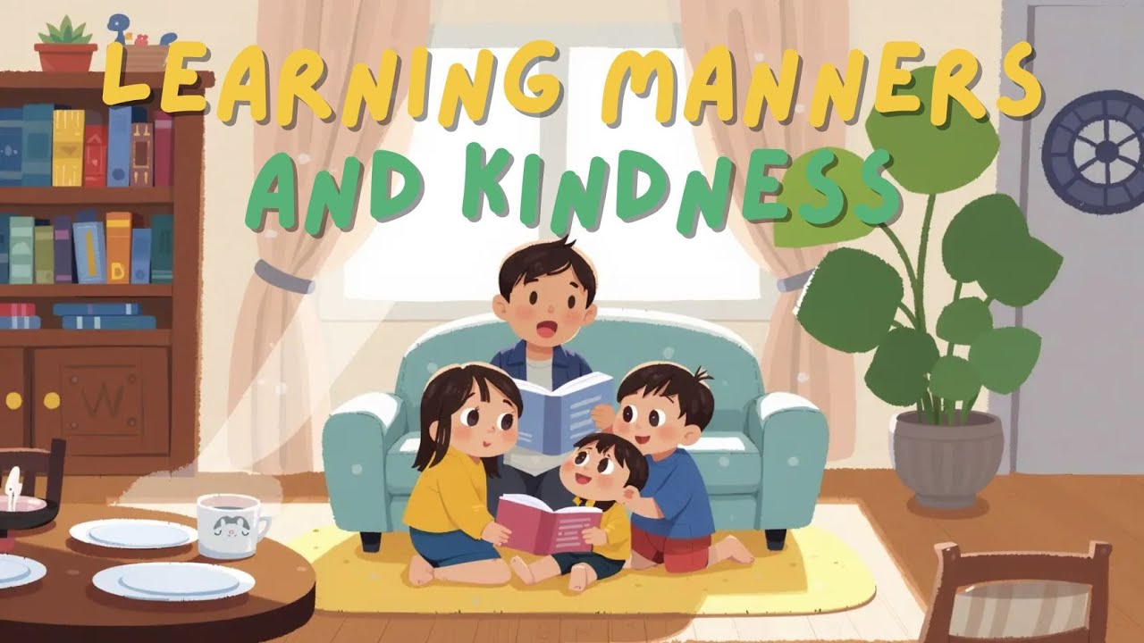 Learning Manners & Kindness | 10 Fun Short Stories for Kids | Sharing ...