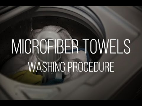 My Microfiber Washing Procedure - YouTube