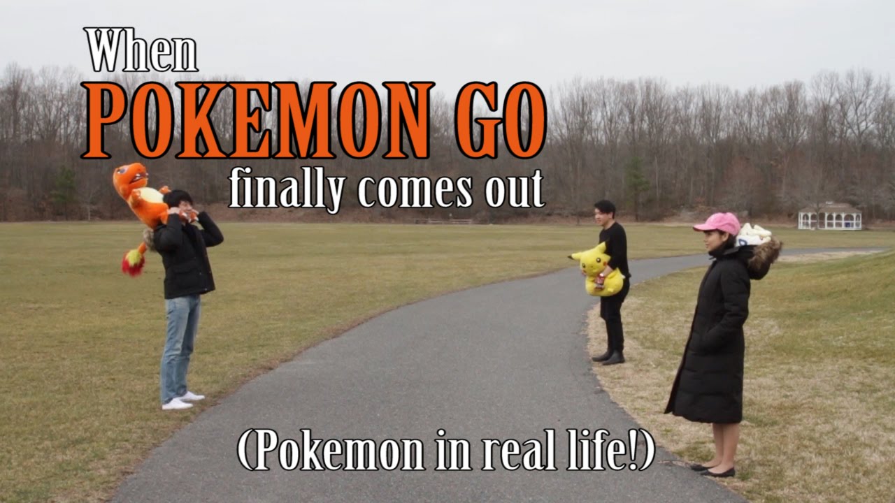 When Pokemon Go Comes Out! (Real Life Pokemon Parody) - YouTube