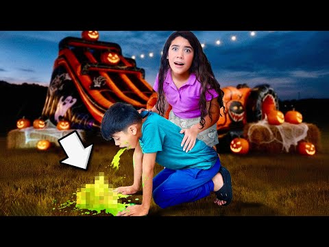 Our Son Couldn't Stop THROWING UP at The Pumpkin PATCH!!