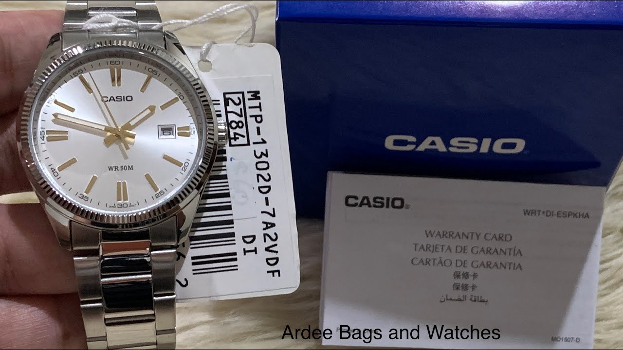 CASIO MTP-1302D - YouTube