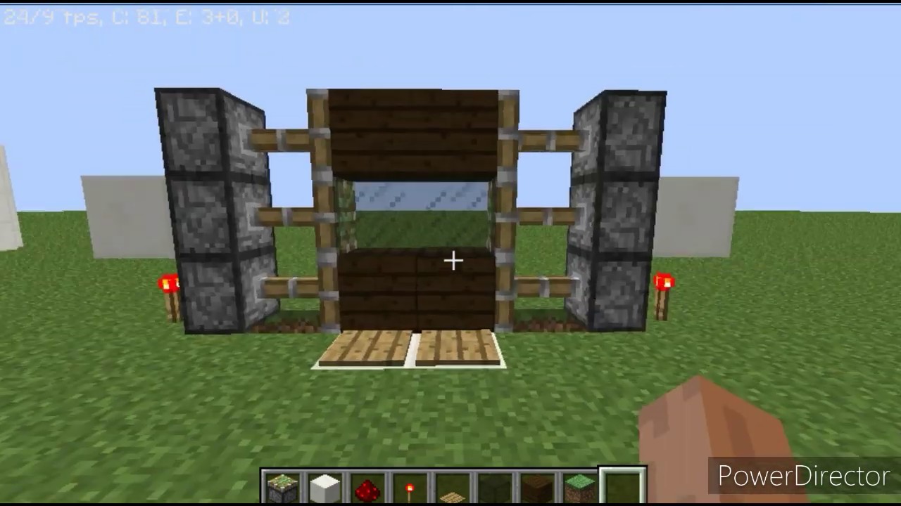 Como fazer uma porta 3×2 Minecraft (1.12.2) - YouTube