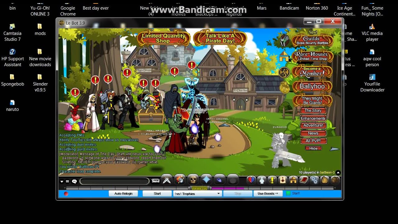 aqw how to level up quick - YouTube