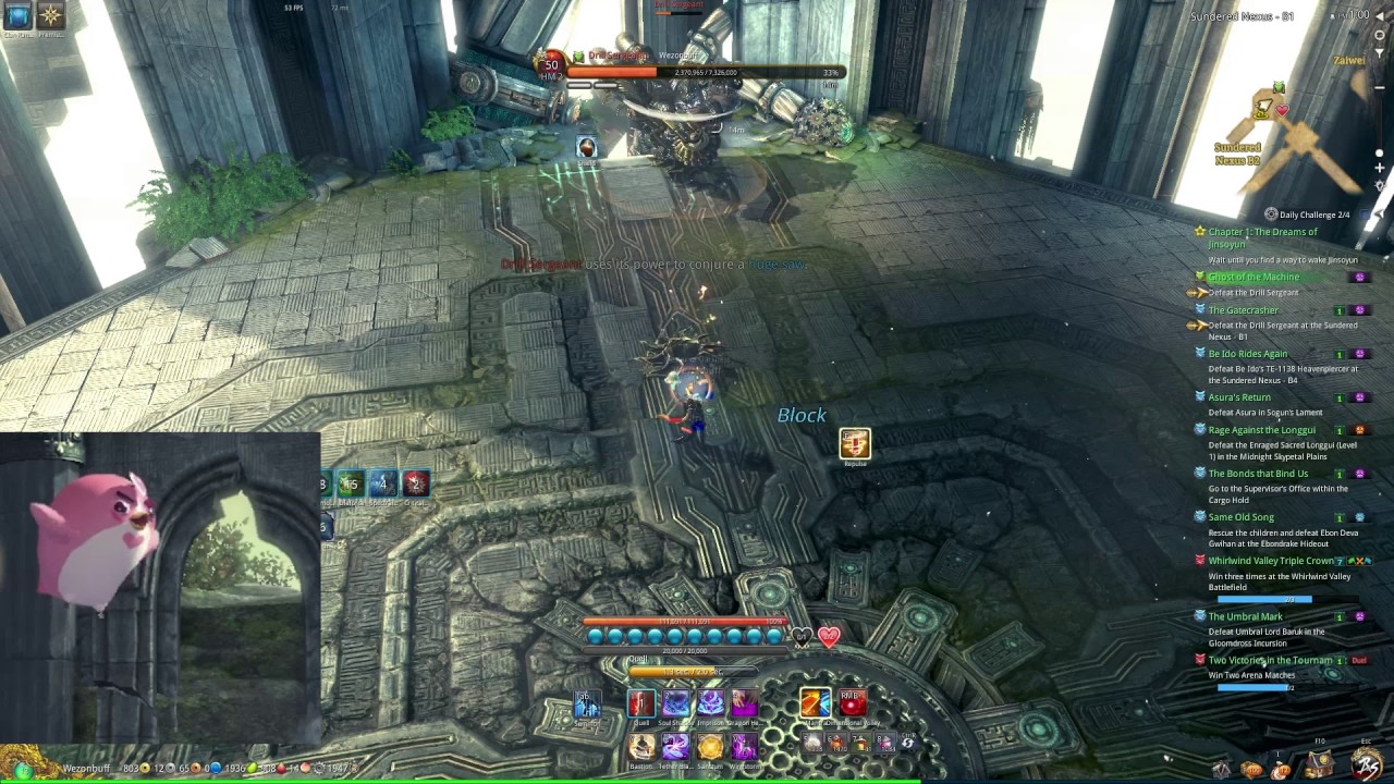 Blade and Soul - Sundered Nexus 1st boss solo CC - Warlock - YouTube