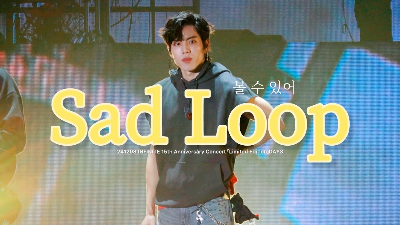 241208 인피니트 15주년 콘서트 Limited Edition Day3- 볼 수 있어(Sad Loop) 동우 직캠 - YouTube