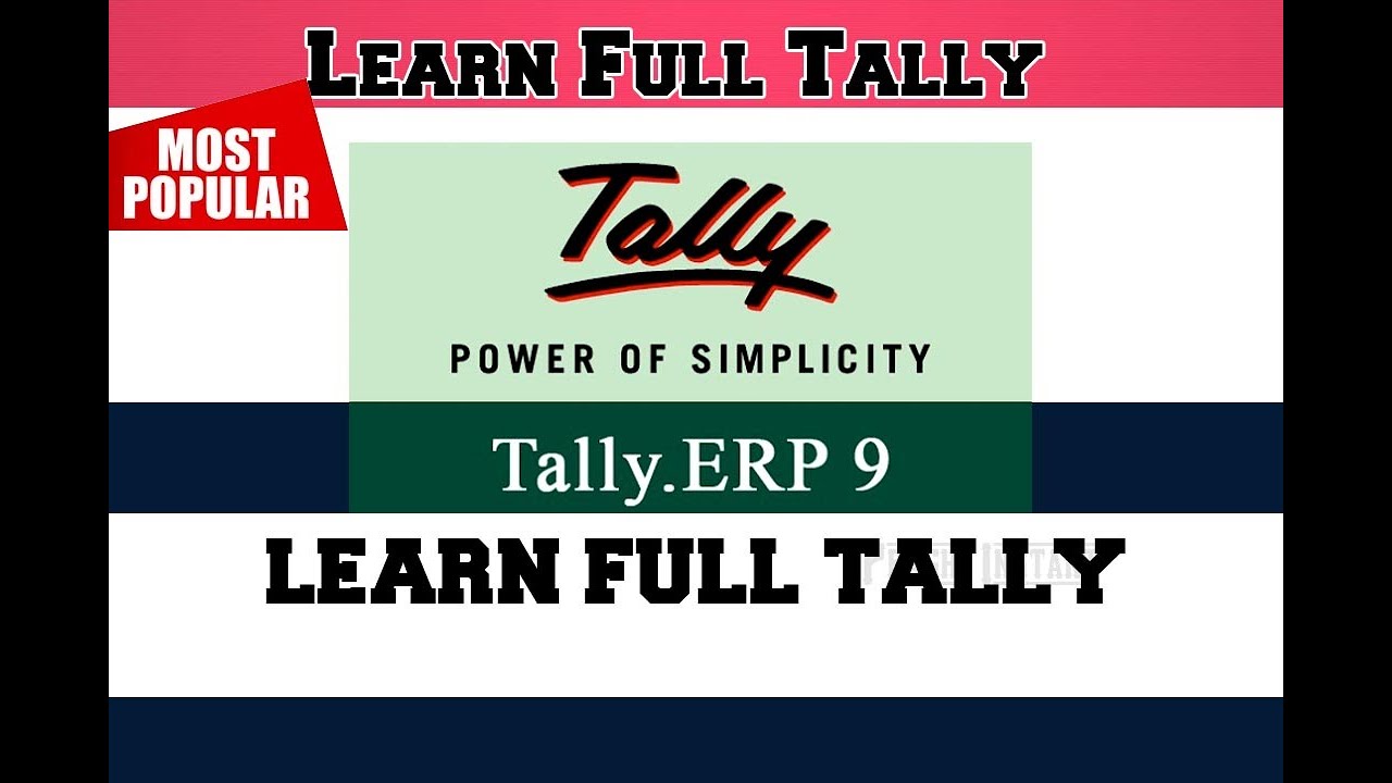 Learn Full Tally in kannada ಟ್ಯಾಲಿ ಕನ್ನಡದಲ್ಲಿ in 1 hour with GST ...
