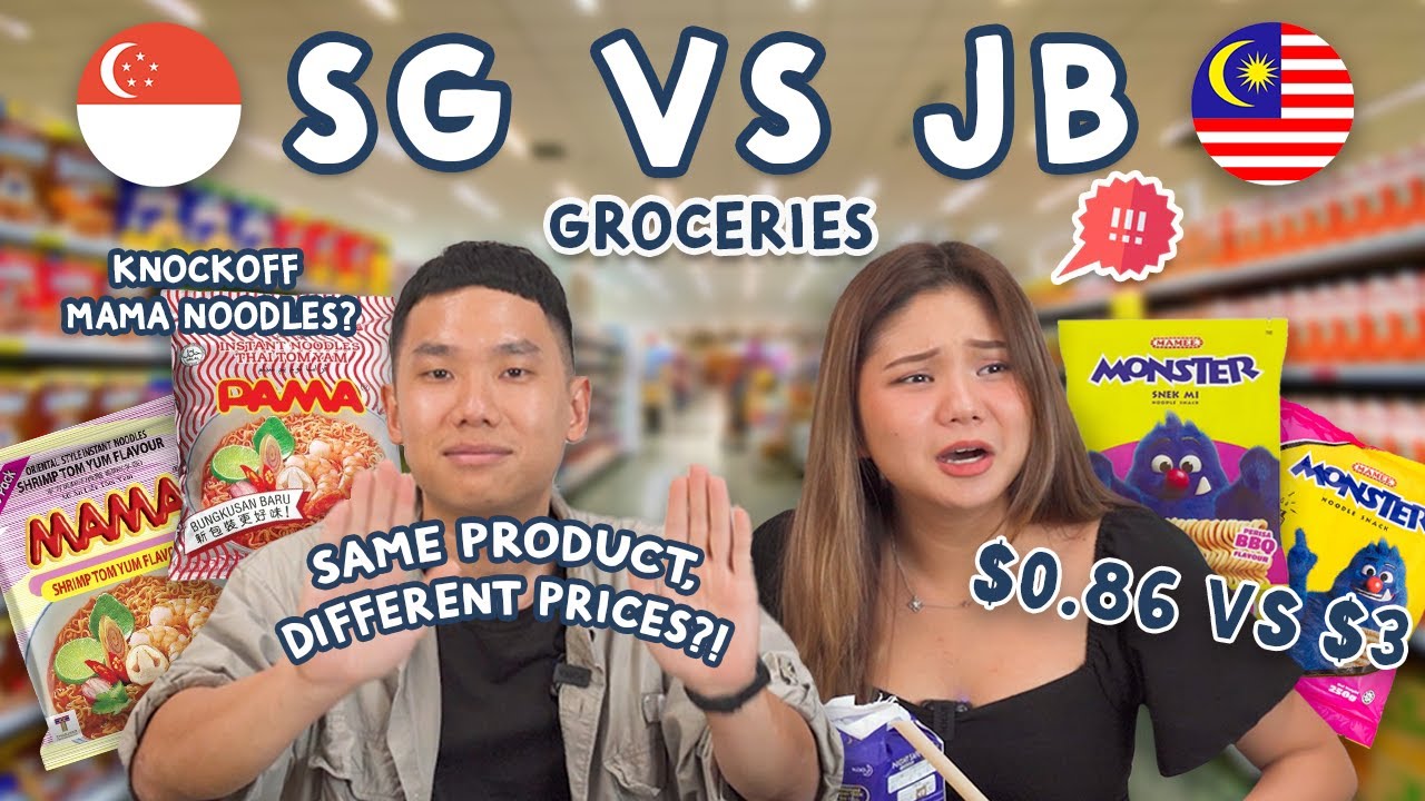 Are There Differences In Groceries From Johor Bahru? | JB vs SG - YouTube