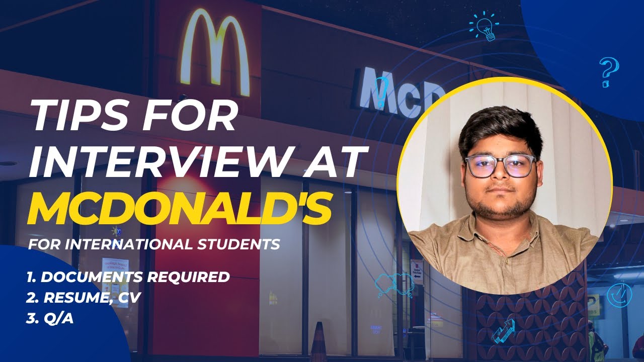 HOW TO GET JOB AT McDONALD'S IN AUSTRALIA FOR STUDENTS ||FINDING JOB IN ...