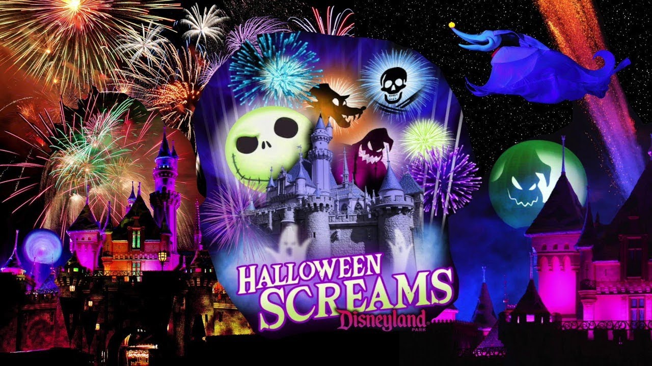 Halloween Screams Fireworks at Disneyland 2024 4K - YouTube