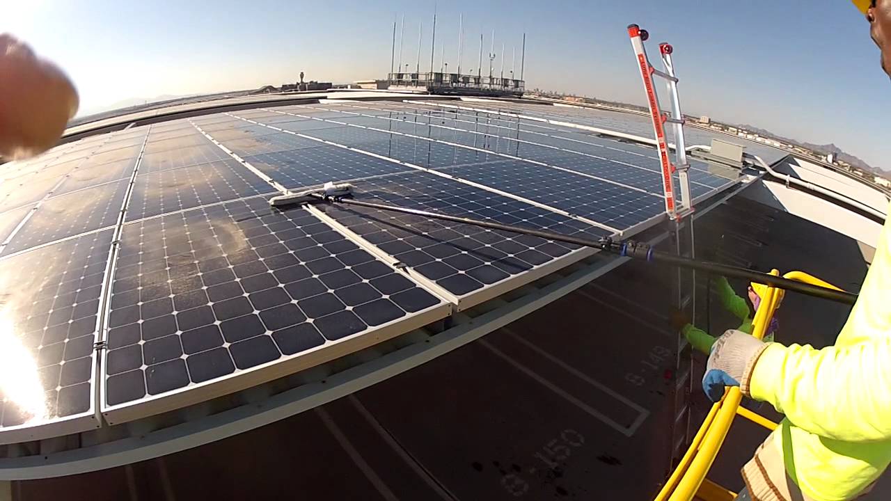 Solar Cell Cleaning Commercial - YouTube