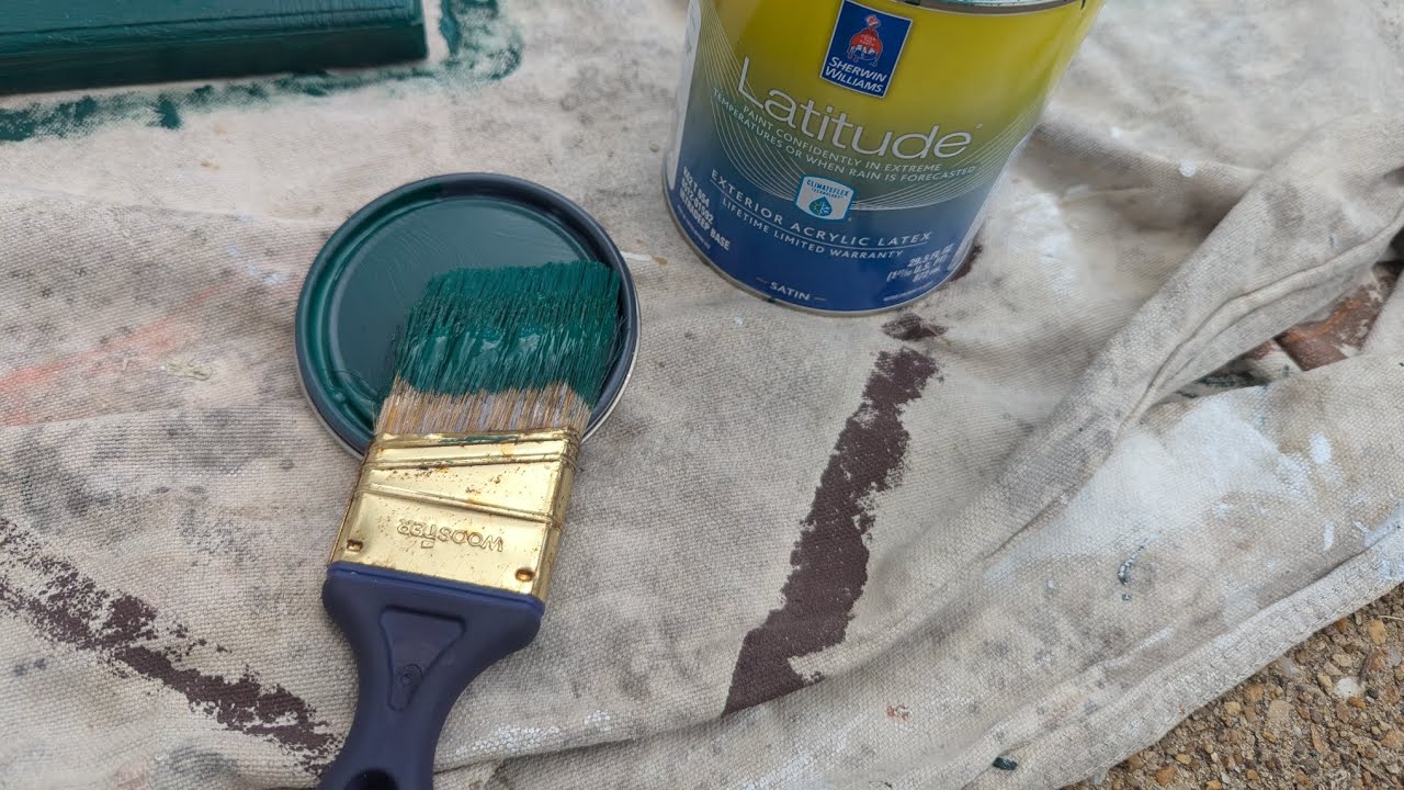 👀 Sherwin-Williams Latitude Exterior Acrylic Latex Paint 1st Coat ...