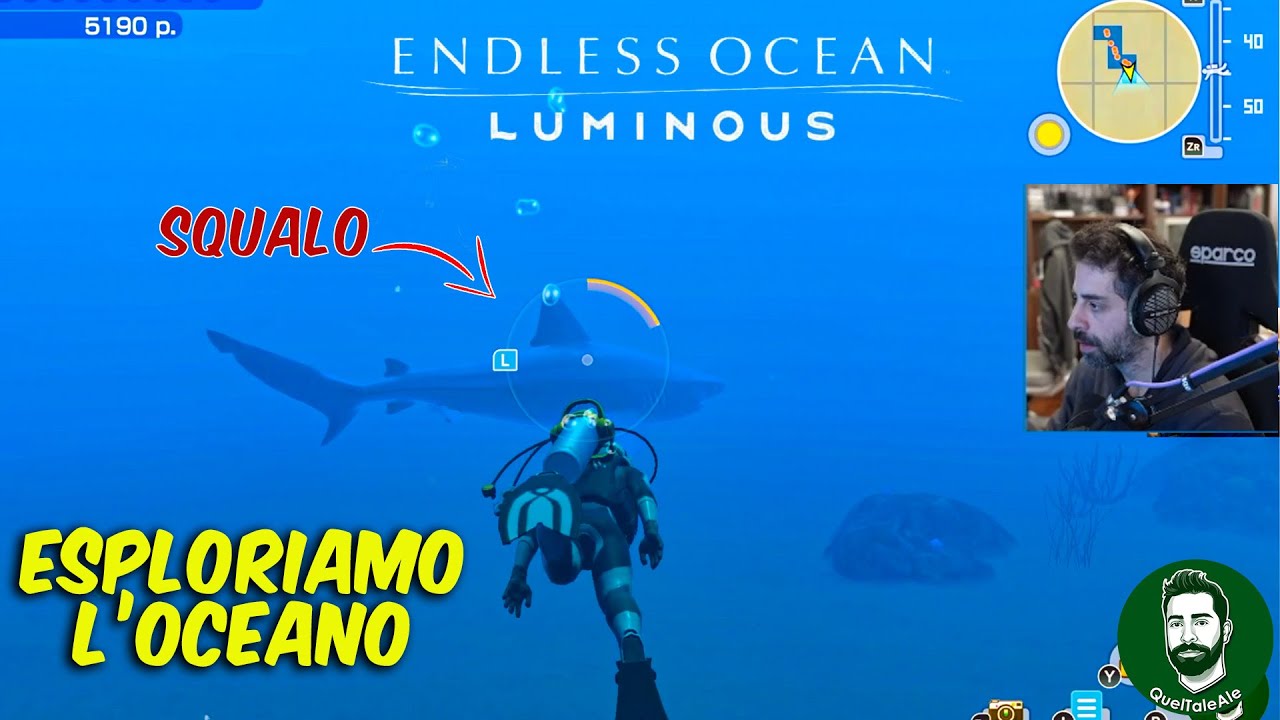 Endless Ocean Luminous - IMMERGIAMOCI NELLE PROFONDITÀ - Gameplay ITA ...