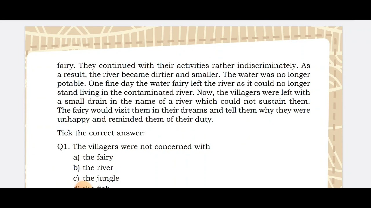 Class 6 English NCERT Bridge Course Session 2024-25 | Unseen Passage ...
