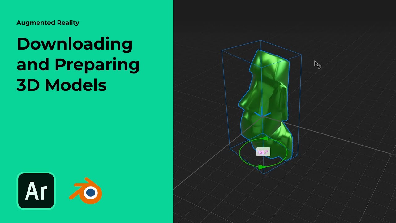 Downloading and Preparing 3D Models in Blender for Adobe Aero - YouTube