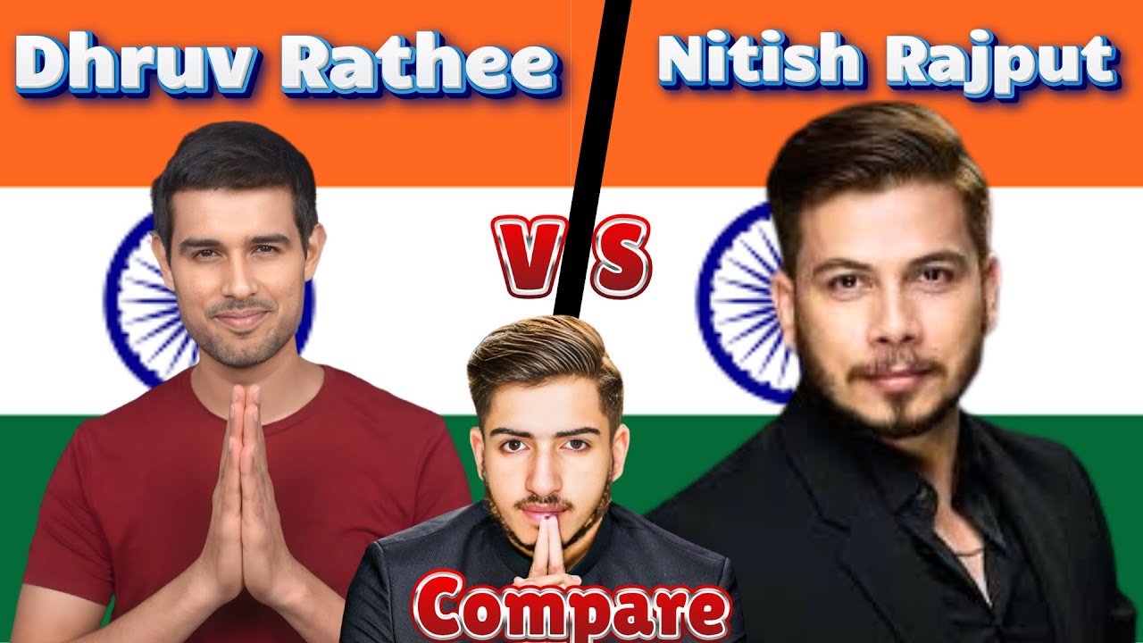 Dhruv Rathee Compare Nitish Rajput / Dhruv Rathee And Nitish Rajput ...