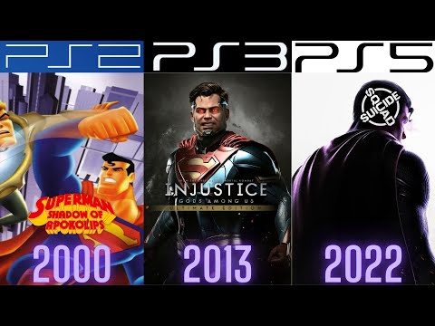 Superman PlayStation Evolution PS1 - PS5 (2000-2022)