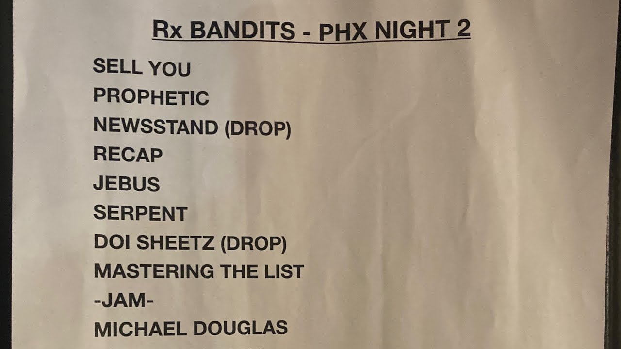 RX Bandits night 2 @ the Crescent Ballroom Phoenix, AZ - YouTube